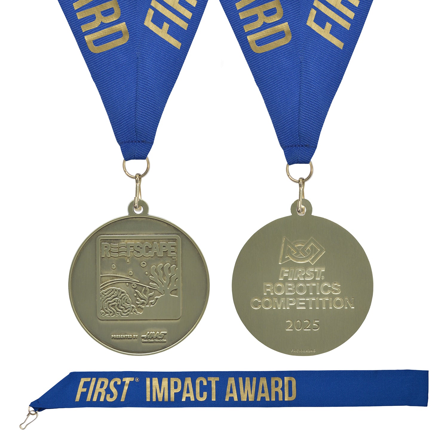 2025 REEFSCAPE District Championship FIRST® Impact Award Medallions, G